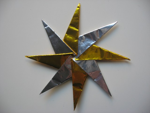 8 Point Origami Star Diagram Printable